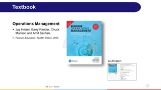 Operations and Productivity explanations | PPT