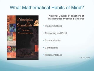 Practicing the Mathematical Practices | PPTX