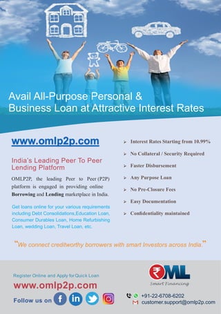 OMLP2P Borrower Brochure | PDF