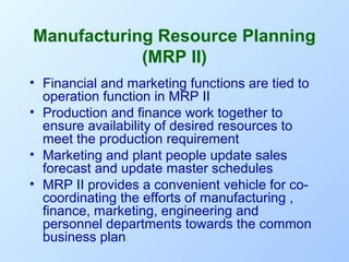 Om lect 06(r1-sep08)_basics of mrp_erp _mms_sies | PPT