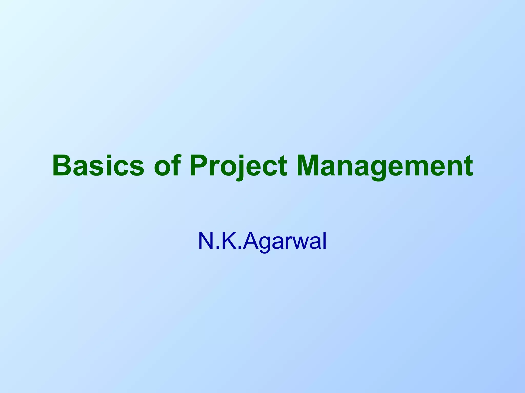 Om lect 07 (r3-jul 11)_basics of project management_mms-bharti_sies | PPT