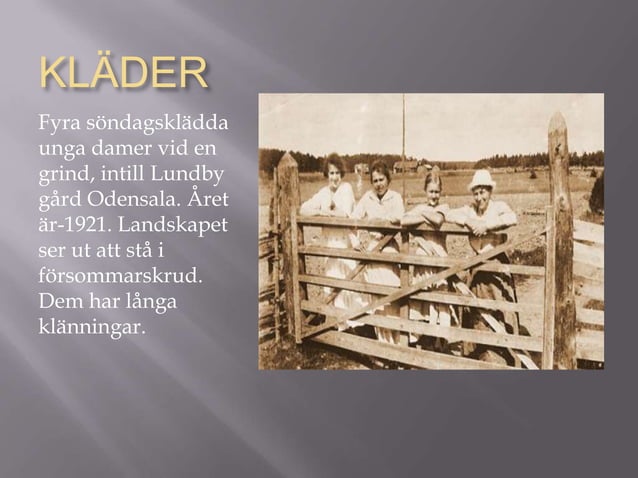 Om livet förr alice | PPT