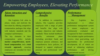 HRM mini project of om logistics which help us to understand how the HR ...