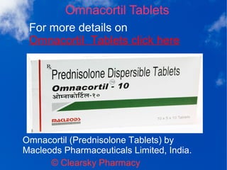 Omnacortil (Prednisolone Tablets) | ODP