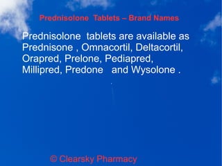 Omnacortil (Prednisolone Tablets) | ODP
