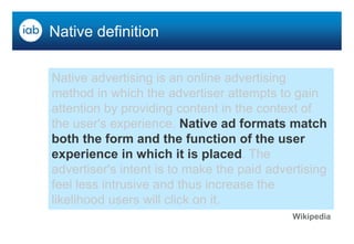 Presentation: A Framework for Native Begins with the Right Definition | PPT