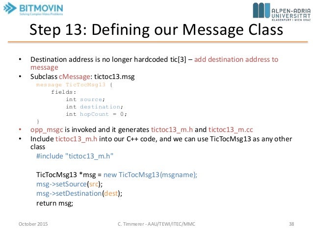 An Introduction to OMNeT++ 5.1