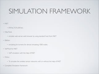 Simulators for Wireless Sensor Networks (OMNeT++) | PDF