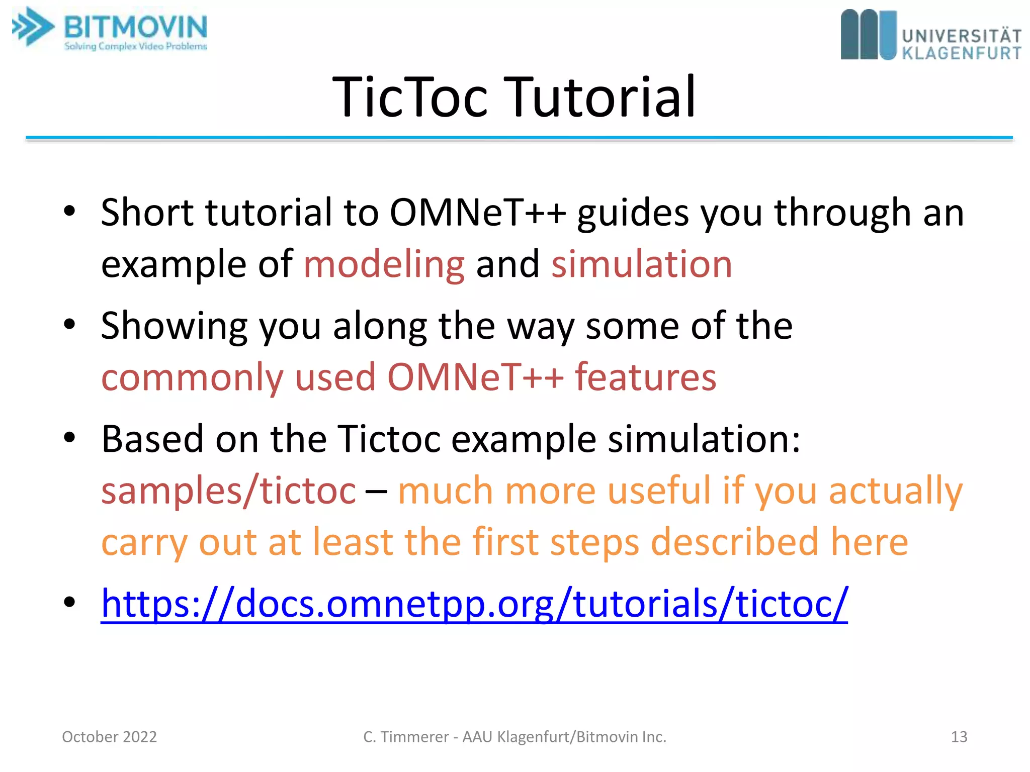 An Introduction to OMNeT++ 6.0 | PPTX | Programming Languages | Computing