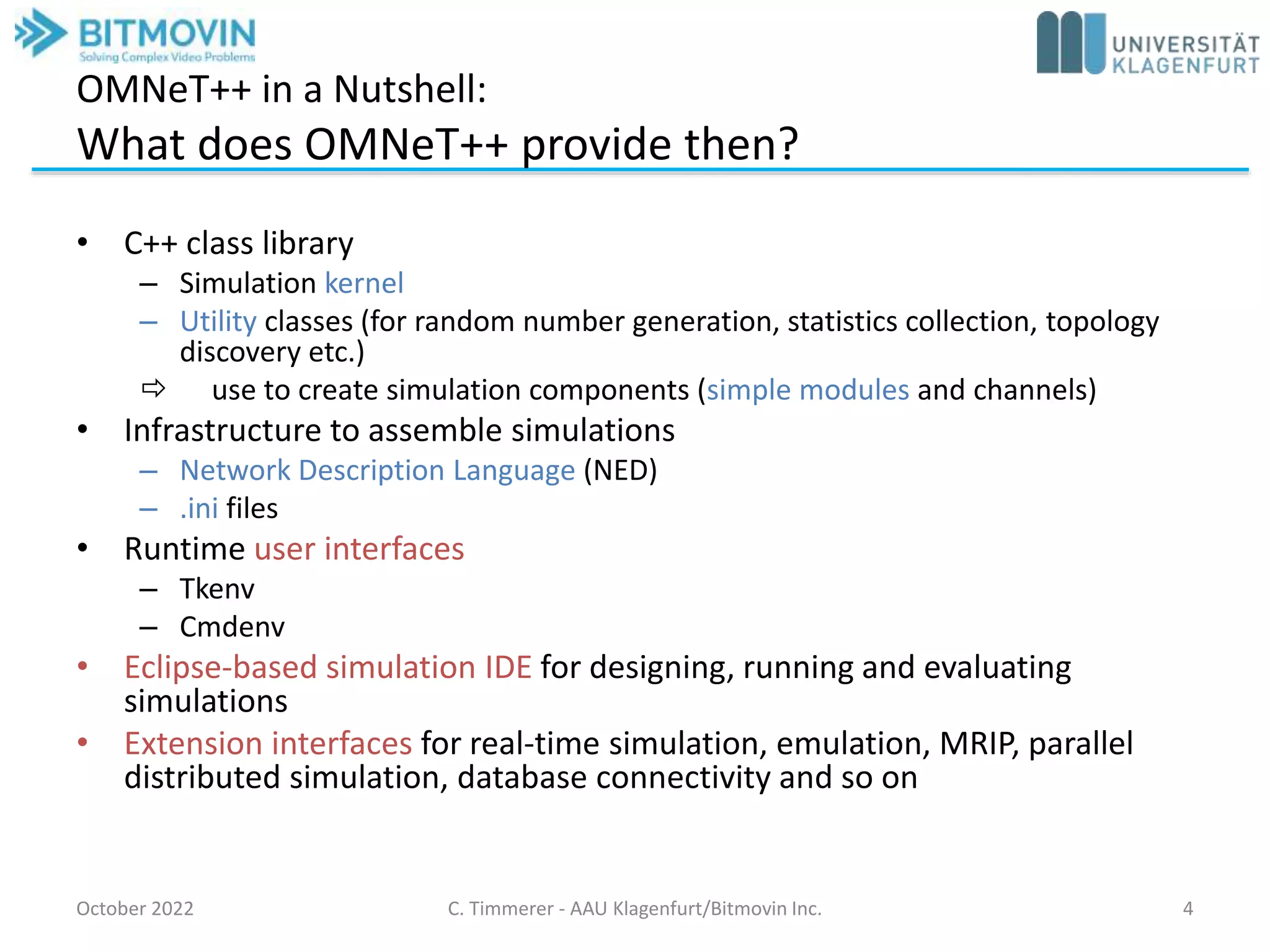An Introduction to OMNeT++ 6.0 | PPTX | Programming Languages | Computing