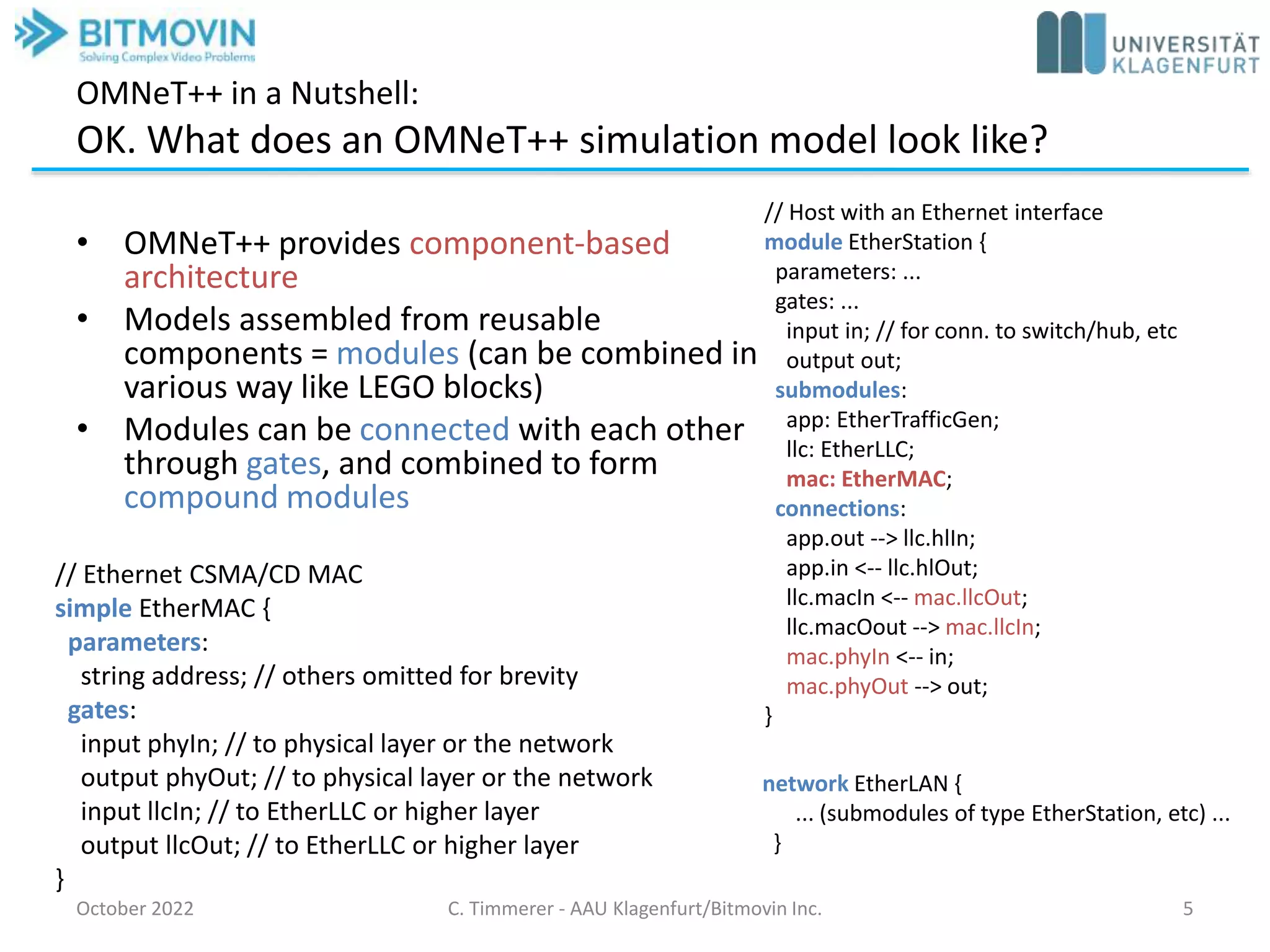 An Introduction to OMNeT++ 6.0 | PPTX | Programming Languages | Computing