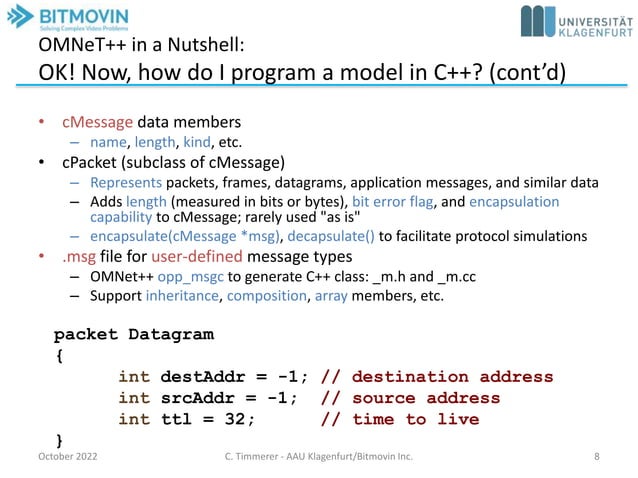 An Introduction to OMNeT++ 6.0 | PPTX | Programming Languages | Computing