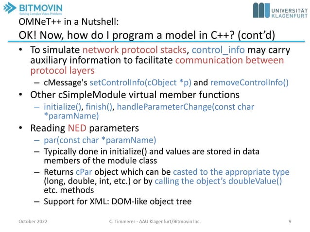 An Introduction to OMNeT++ 6.0 | PPTX | Programming Languages | Computing