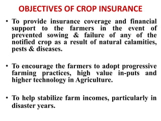 CROP INSURANCE SCHEME | PPTX