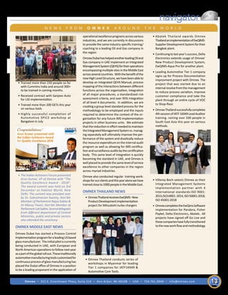 Omnex 2019 Newsletter Navigator | PDF | Automotive Industry | Industries