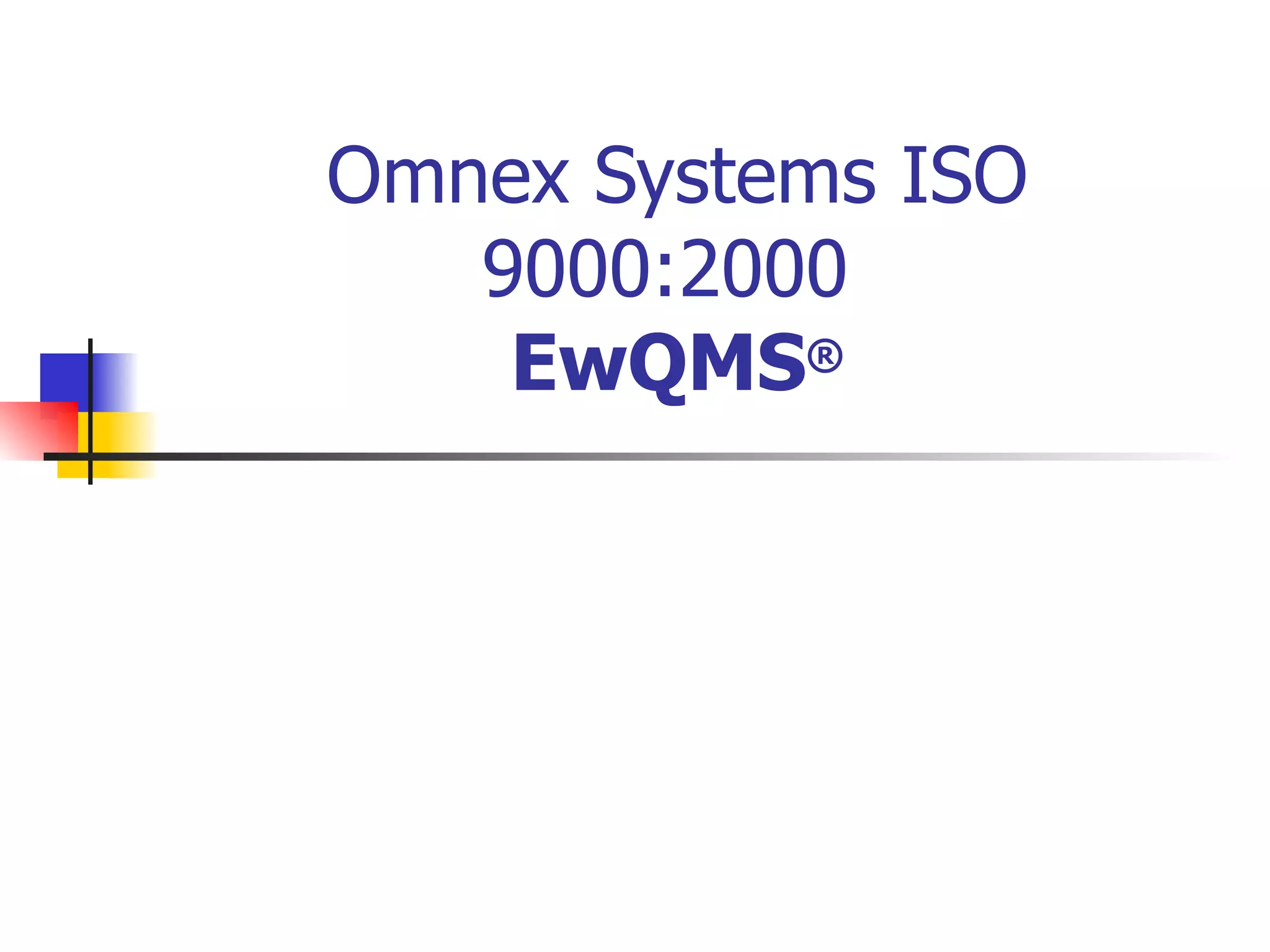 Omnexsystem spresentation | PPT