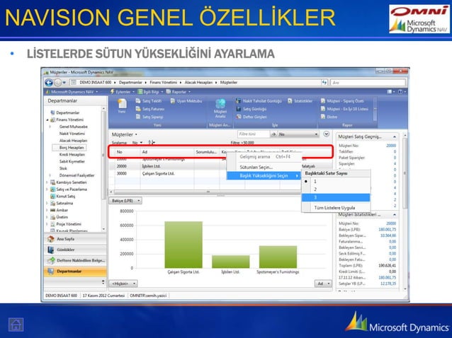 MS Dynamics NAV 2009 R2 Genel Özellikler | PPT