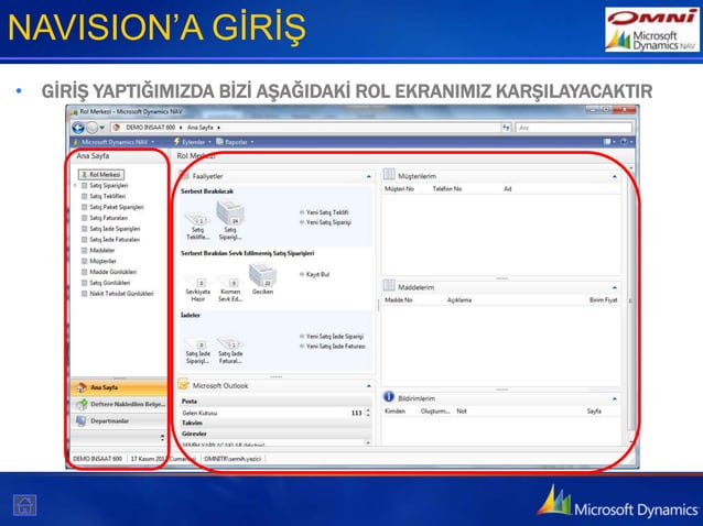 MS Dynamics NAV 2009 R2 Genel Özellikler | PPTX