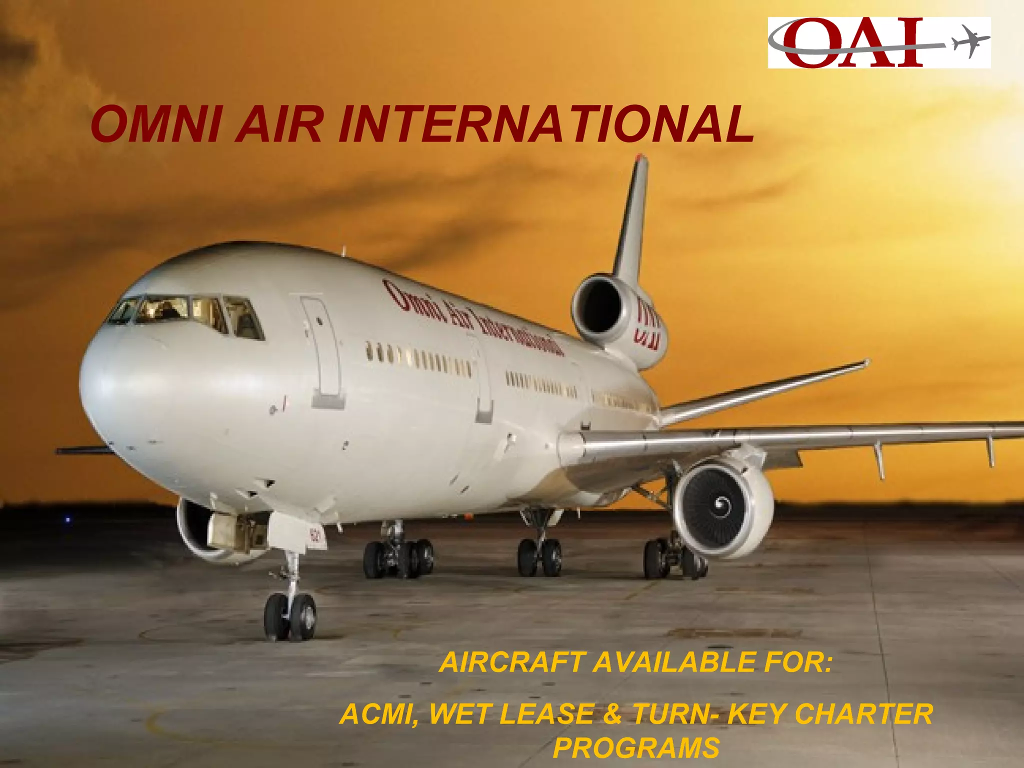 Omni Air Intl Overview | PPT
