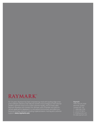 Guide: Omni-Channel Order Management by Raymark | PDF