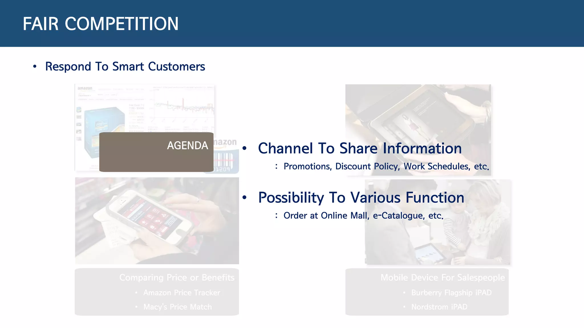 Off-Line Commerce Omni Channel Strategy by Tablet POS (INTEL CMO Speech) | PPT