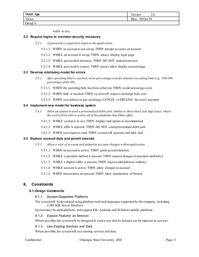 Omni Application - Vision Document