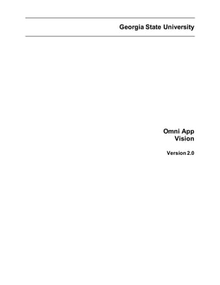 Omni Application - Vision Document