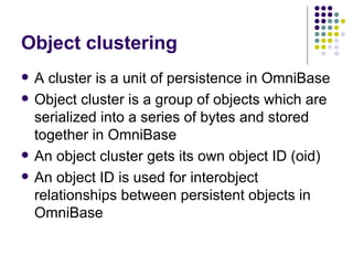 OmniBase Object Database | PPT