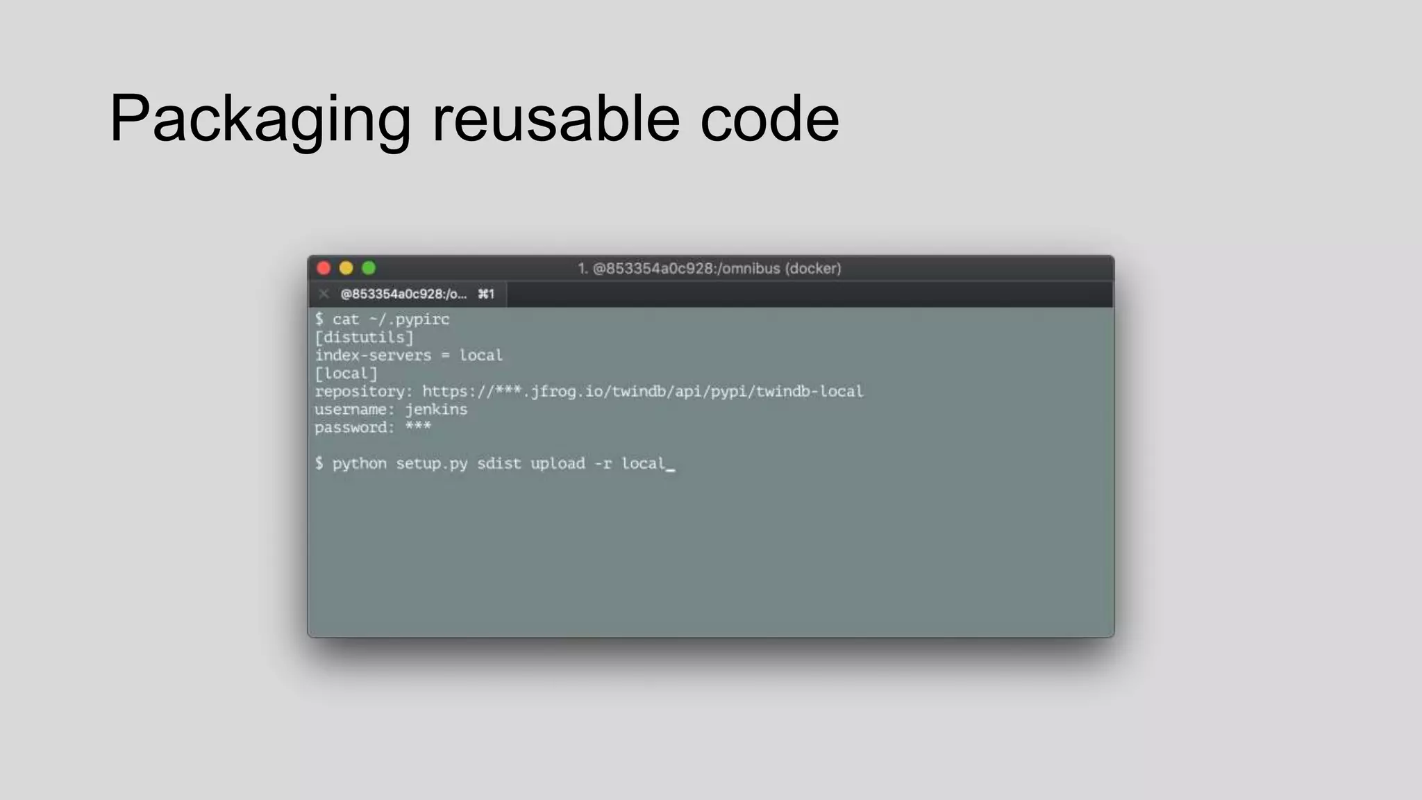 Omnibus as a Solution for Dependency Hell | PPTX