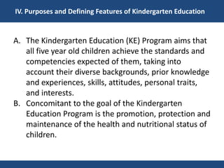 Omnibus policy guidelines for kindergarten | PPTX