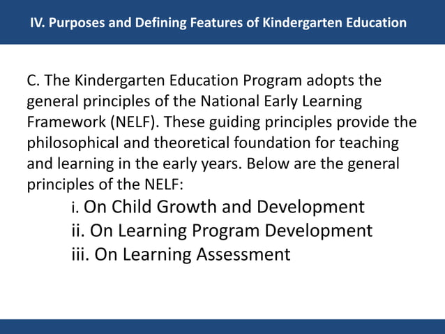 Omnibus policy guidelines for kindergarten | PPTX | Daycare and Pre ...