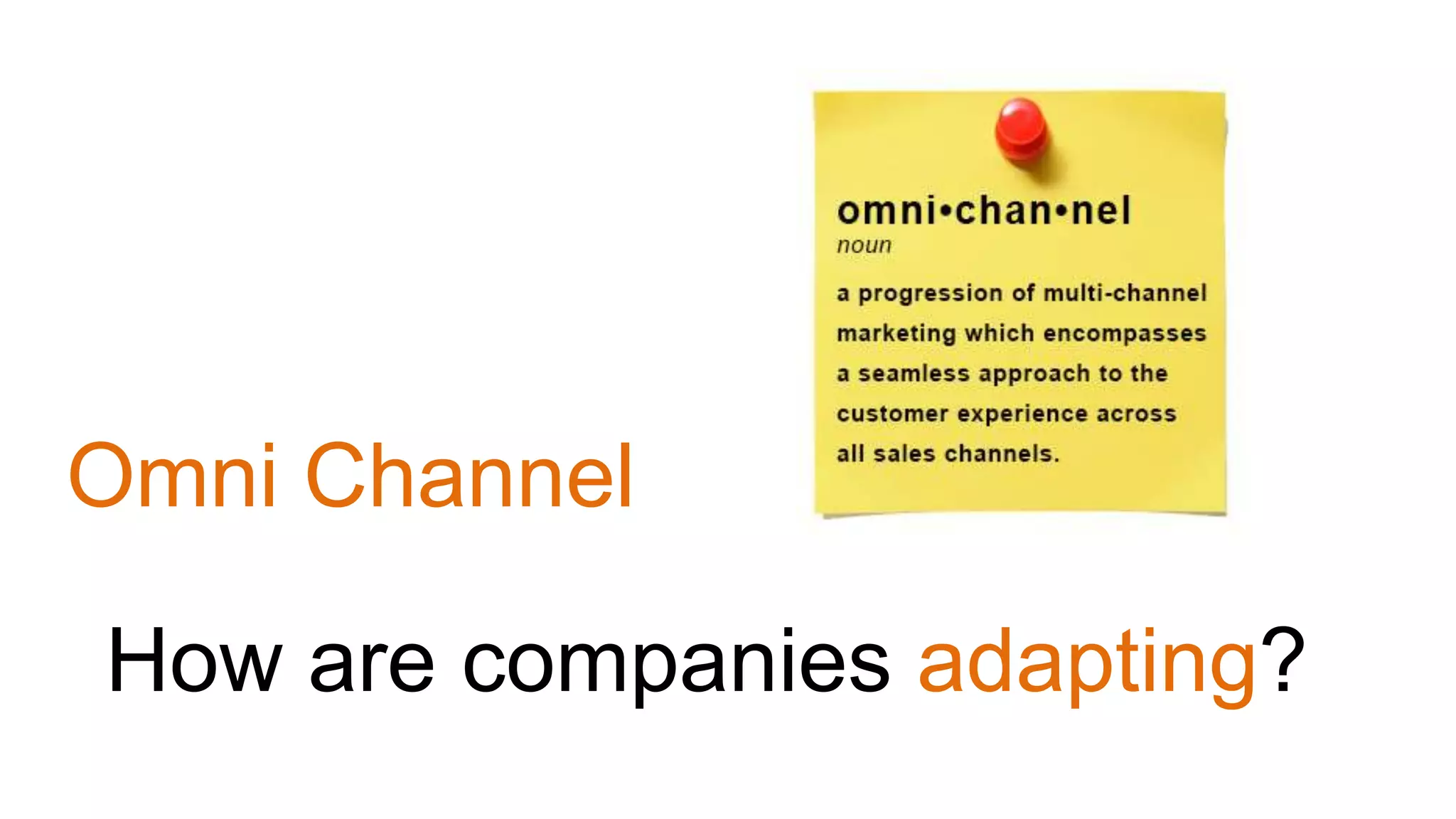Omnichannel user experience | PPT