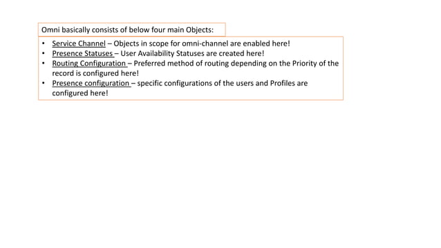 Salesforce Omnichannel flow | PPTX | Technology & Computing