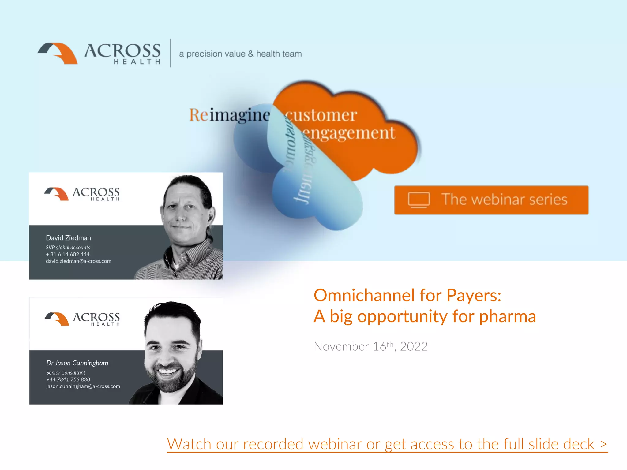 Across Health - Omnichannel for Payers: A big opportunity for pharma | PPT