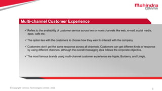 Differentiate Between Omni Channel & Multi Channel Customer Experience ...