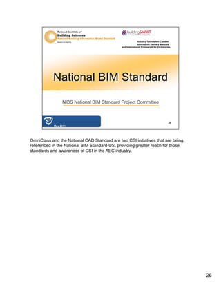 May Chapter Meeting: OmniClass, CSI Formats, and Their Role in BIM ...