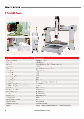 Omni China CNC Router Catalog | PDF