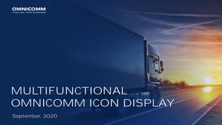 omnicomm icon display sensor monitoring system | PDF