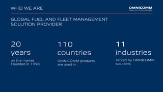 Omnicomm smart fleet management presentation | PDF