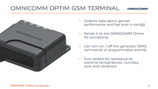 Omnicomm solution for remote control of diesel enerators | PDF