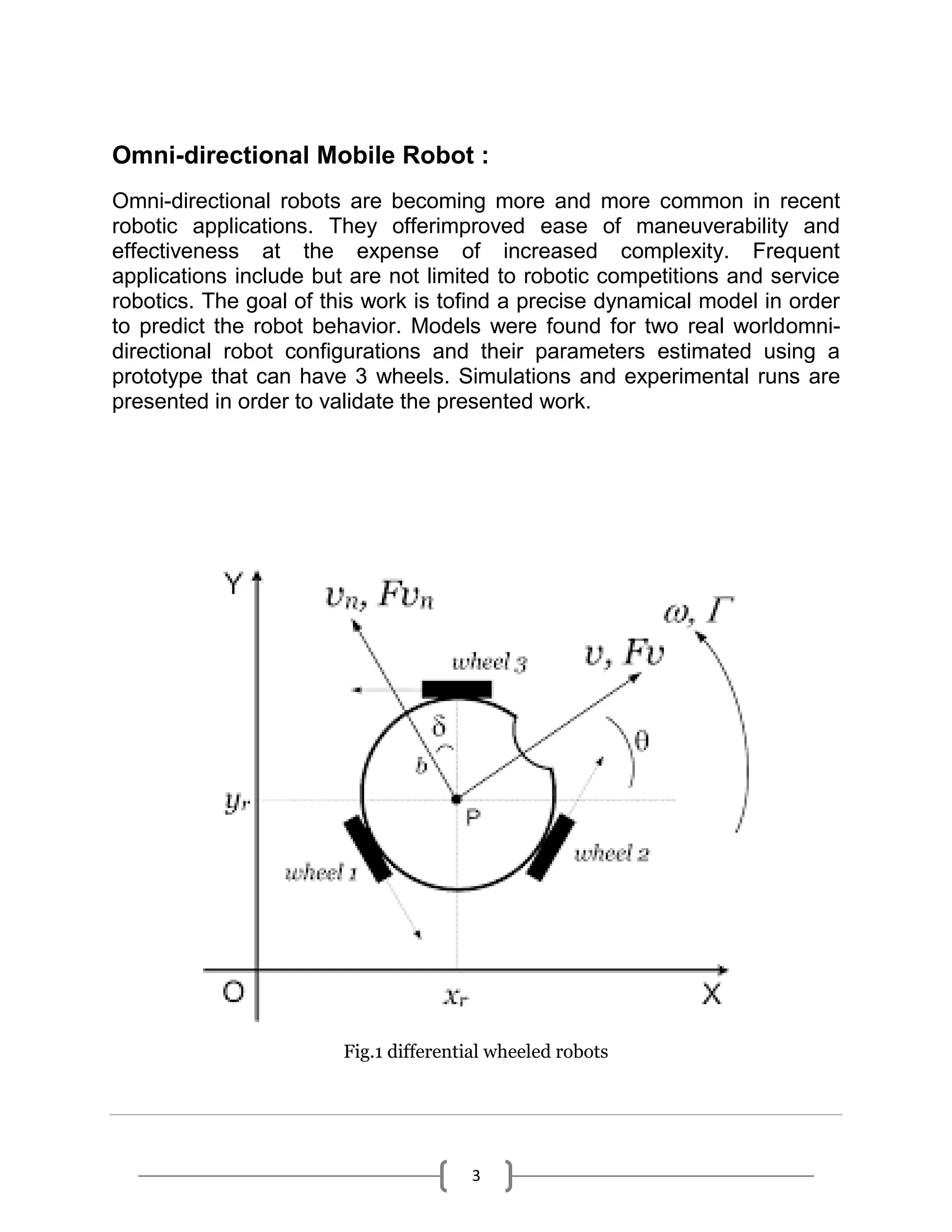 Omnidirection Robot 3-wheel | PDF