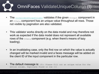 OmniFaces validators | PPT