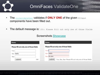 OmniFaces validators | PPT