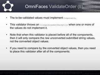 OmniFaces validators | PPT