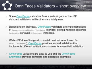 OmniFaces validators | PPT