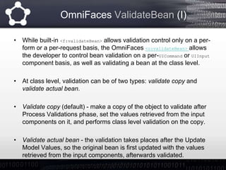 OmniFaces validators | PPT