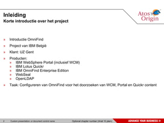 Omni Find Bij Uz Gent | PPT