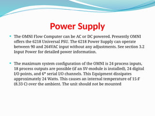 OMNI Flow Computer 3000,6000 hardware configuration.pptx