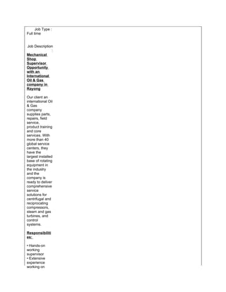 Omni Job Openings Dec 2101 | PDF