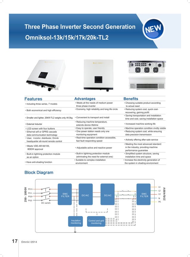 Omnik solar inverter manufacturer catalog | PDF | Business Utilities ...